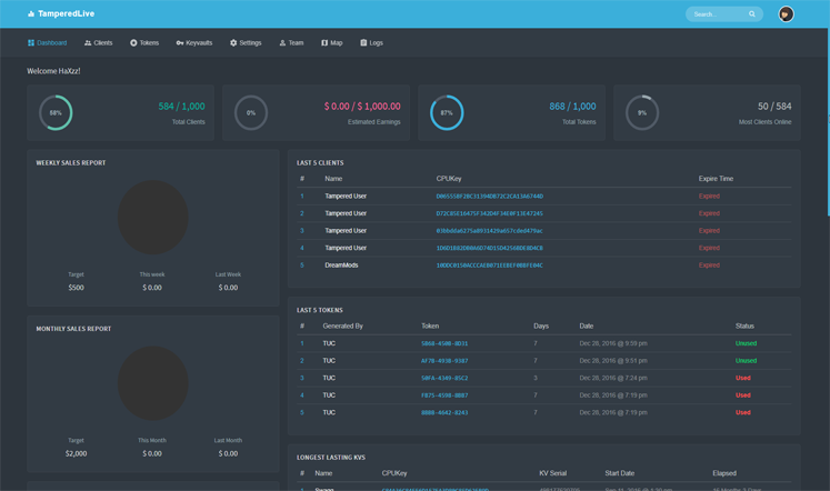 GitHub - proferabg/Tampered-Web: This is the web panel to Tampered Live